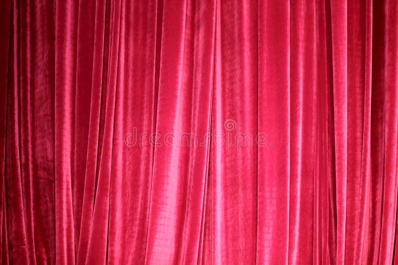 Red Curtain Closed on Stage Background Stock Photo - Image of culture ...