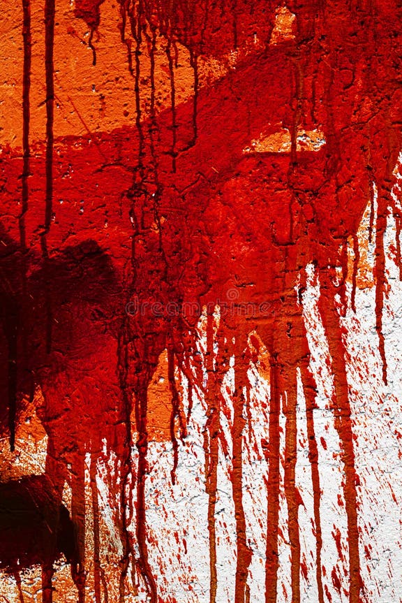 Red stained wall stock photo. Image of damage, splash - 29307132
