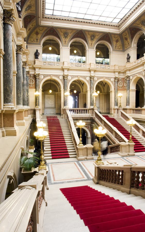 Red staircase stock photo. Image of green, palace, stairway - 13397870