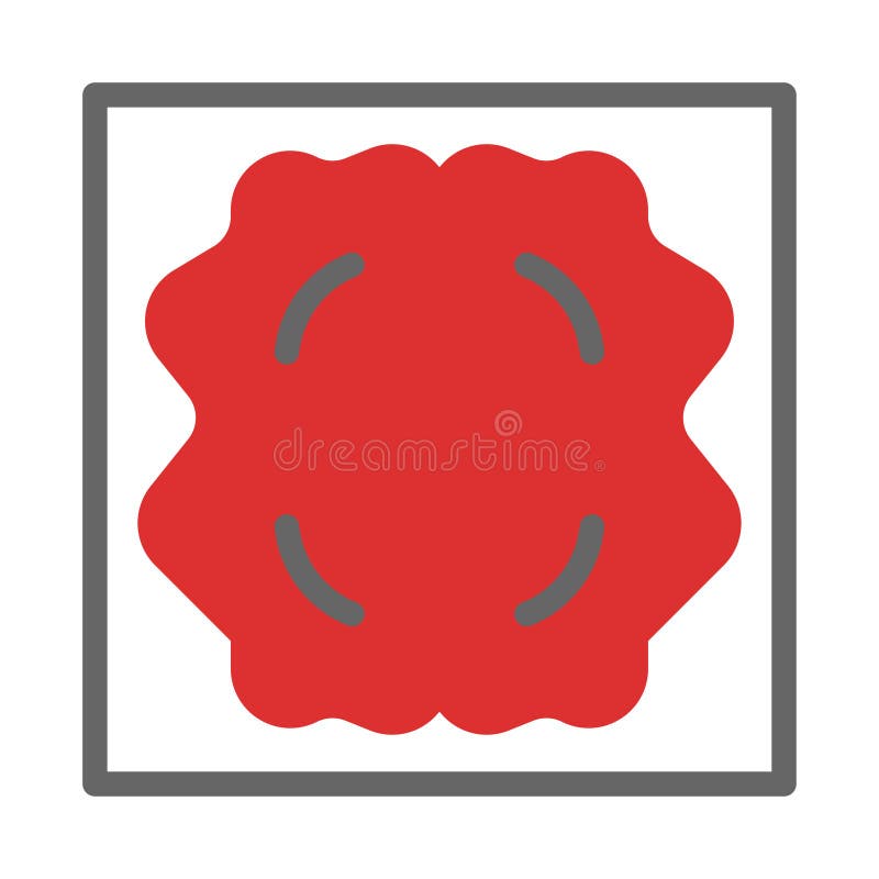 Red Stamp Icon, Symbol of Quality, Approval, and Certification Stock ...