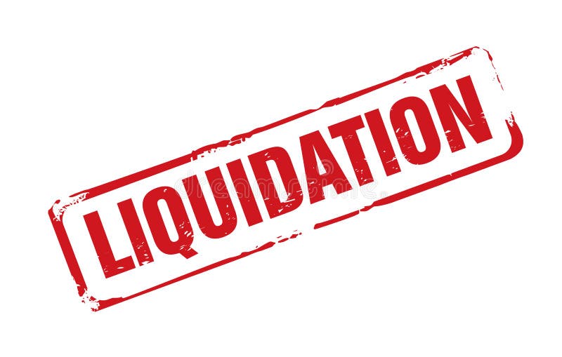 Red Stamp and Text LIQUIDATION. Vector Illustration Stock Illustration ...