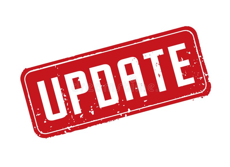 Red Stamp and Text UPDATE. Vector Illustration Stock Vector ...