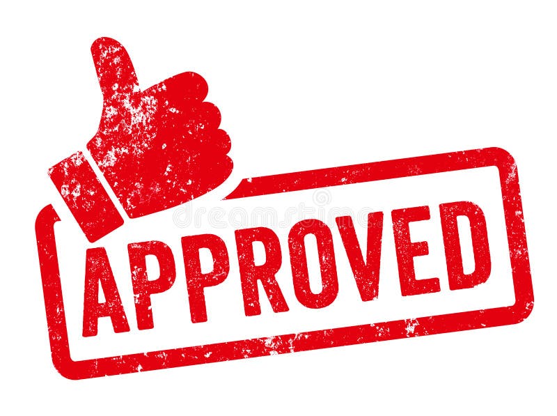 Approved Thumb Rubber Stamp Stock Illustrations – 189 Approved Thumb ...