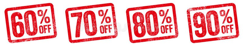 Red Stamp with Gift Icon - Mystery Box Stock Illustration ...