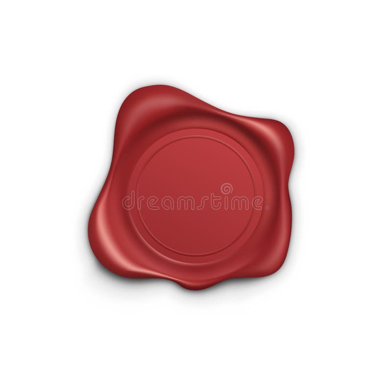 Red Stamp. Wax Seal. Retro Label. Quality Garantee Label. Vector ...