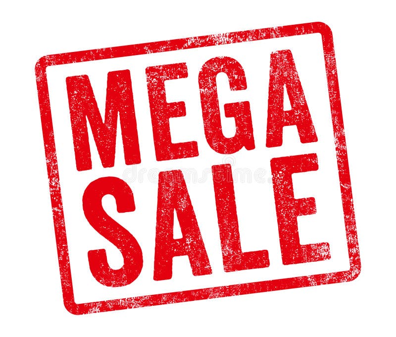 Red Stamp on a White Background Stock Illustration - Illustration of ...