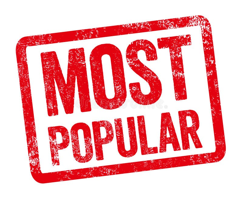 Red Stamp on a White Background -- Most Popular Stock Illustration ...