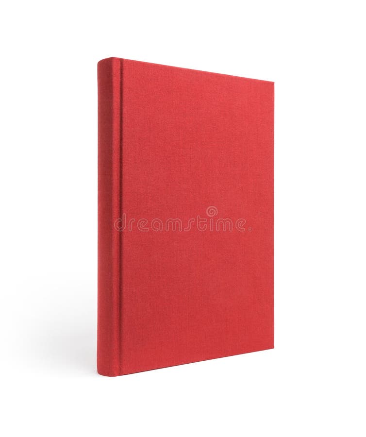 Red standing book stock photo. Image of space, notepad - 84098740