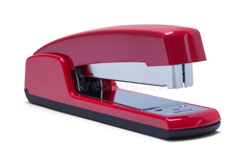 Red Stapler stock photo. Image of retro, metal, front - 213020176