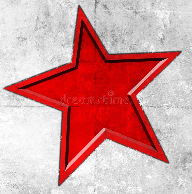 Red star stock illustration. Illustration of design, retro - 29516227