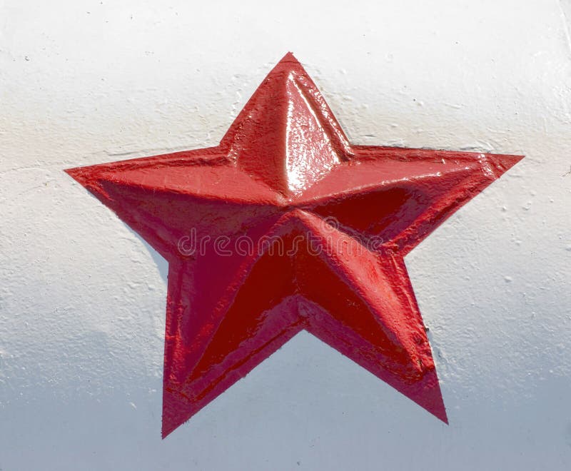 Red star stock photo. Image of star, sign, five, retro - 3409108