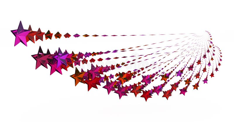 Red Star Arc stock illustration. Illustration of stars - 12144648