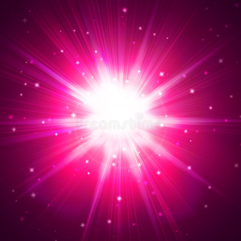 White Flash on a Blue Backgrounds Stock Illustration - Illustration of ...