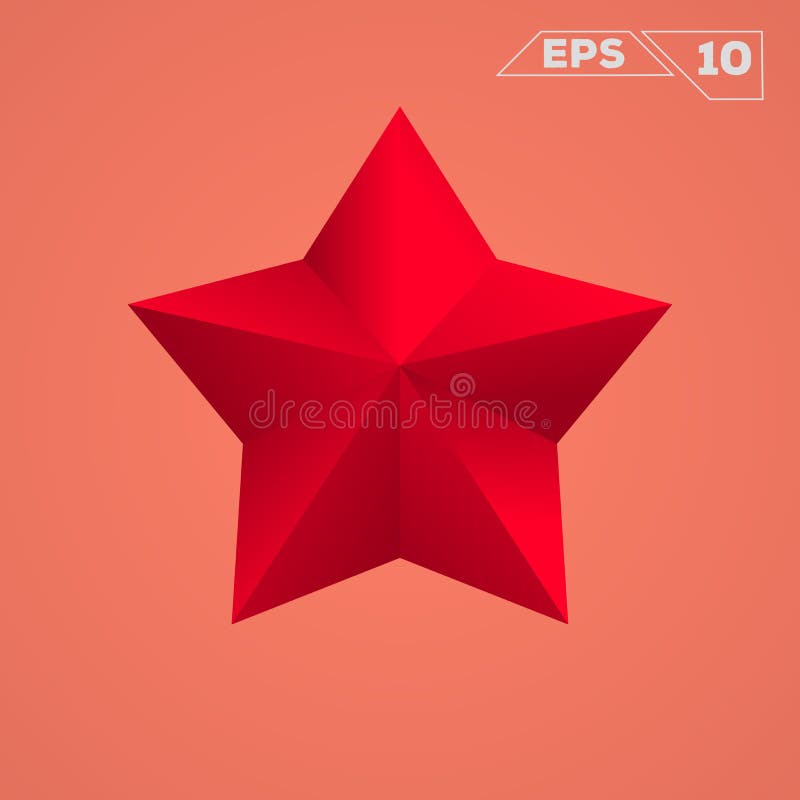 Red star icon stock vector. Illustration of design, modern - 90746760