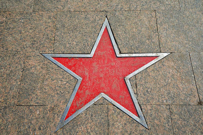 Red star. stock photo. Image of memory, respect, monument - 70228438
