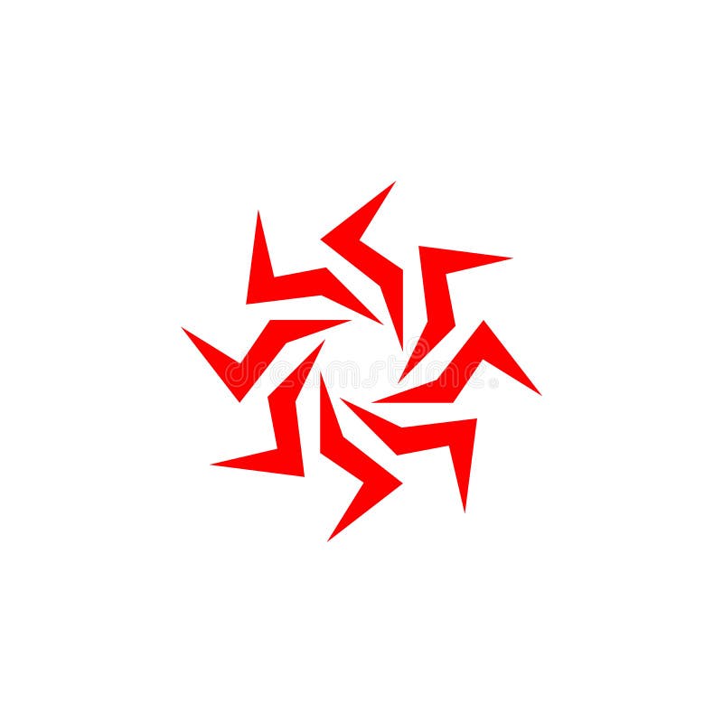 Red Star Movement Logo Template Illustration Design. Vector EPS 10 ...