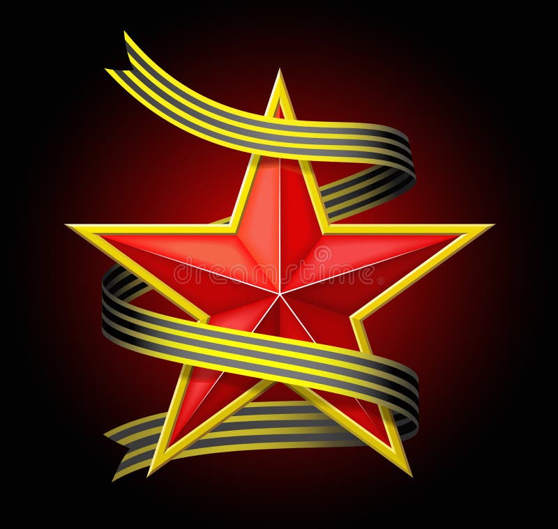 Red Star Black Background Stock Illustrations – 58,885 Red Star Black ...