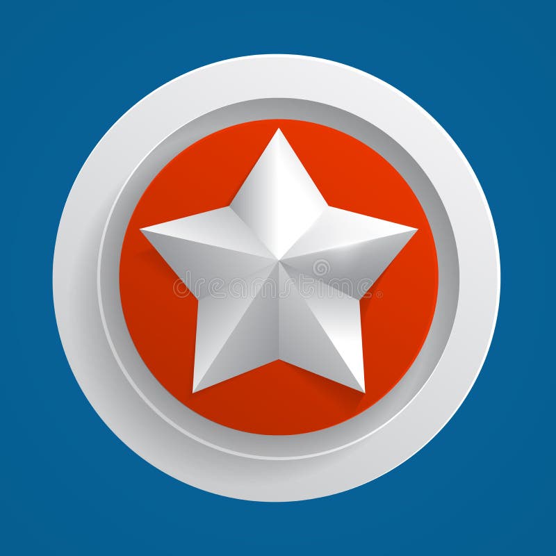 Red star stock vector. Illustration of purple, element - 90531080