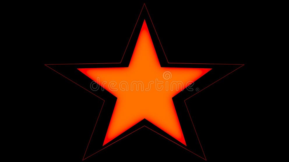 Red star stock illustration. Illustration of eternity - 98042845