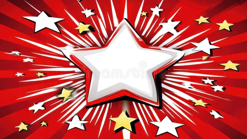 Red Starburst Background stock illustration. Illustration of abstract ...