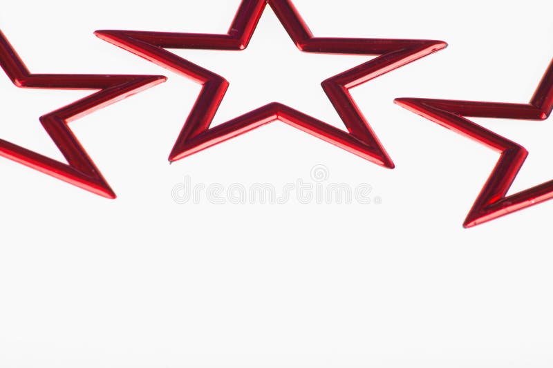Red stars stock image. Image of shiny, isolated, december - 1353185
