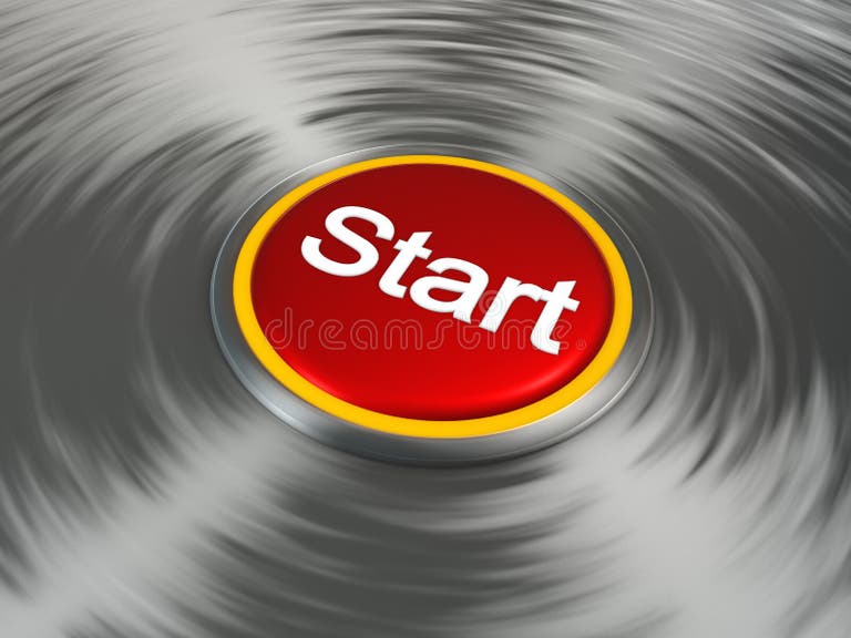 Red Start button stock illustration. Illustration of pattern - 9094580