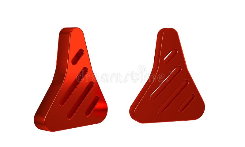 Red Steak Meat Icon Isolated on Transparent Background. Stock ...