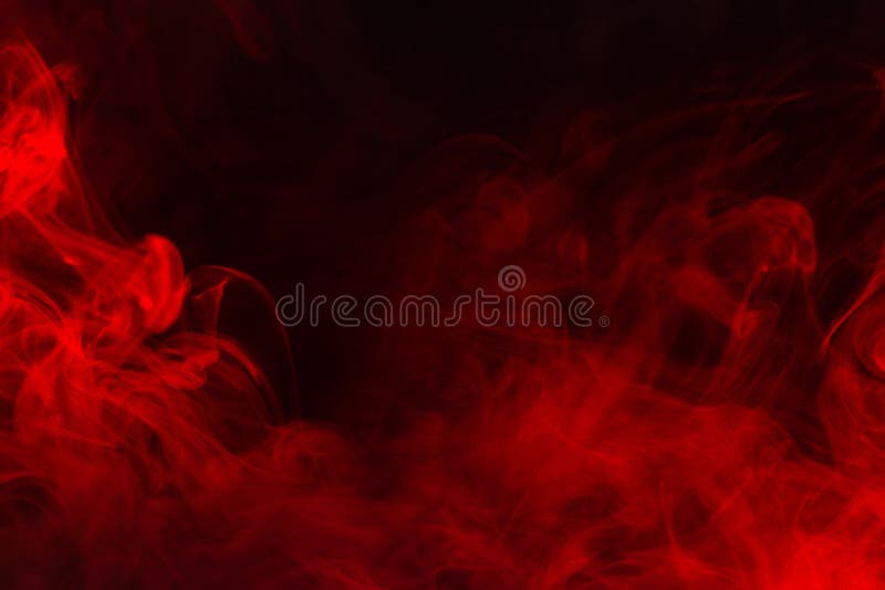 Red Steam on a Black Background Stock Photo - Image of texture, light ...
