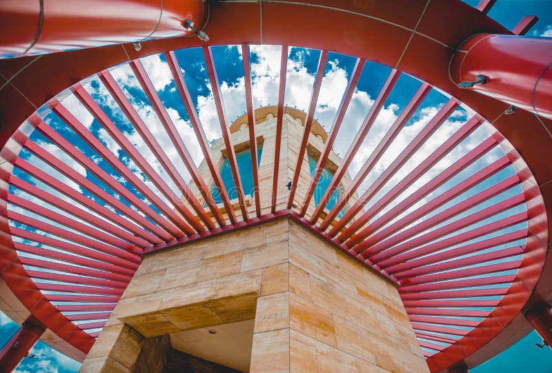 Red steel stock photo. Image of background, asia, temple - 78913506