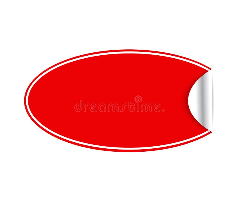 Red sticker stock vector. Illustration of sign, tags - 37260348