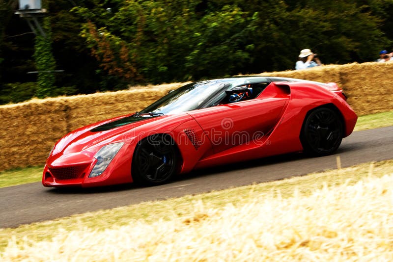 Red stile bertone mantide editorial stock photo. Image of bertone ...