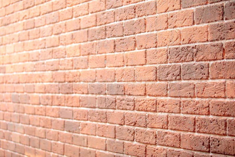 Red Stone Brick Wall for Background or Backdrop. Stock Image - Image of ...