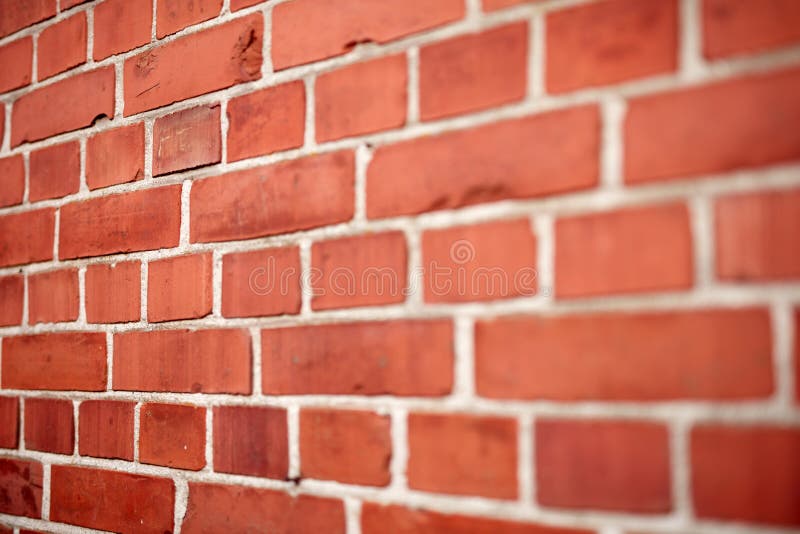 Red Stone, Brick Wall and Building with Texture of Exterior Pattern ...