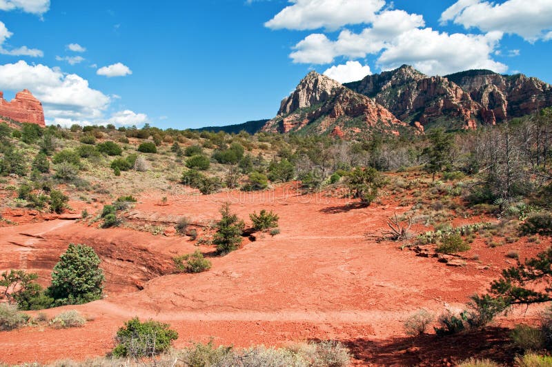 Red Stone Landscape of Sedona, in Arizona Stock Photo - Image of desert ...