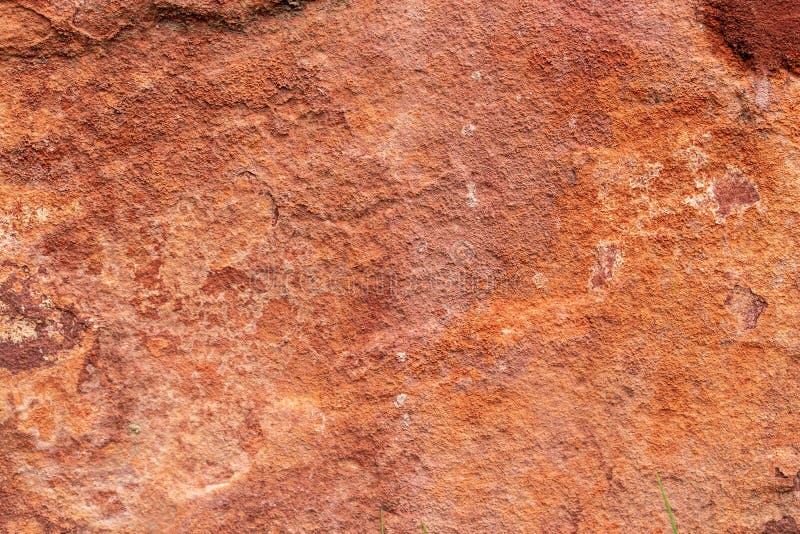 Red Stone in Nature As Background Stock Image - Image of textured ...