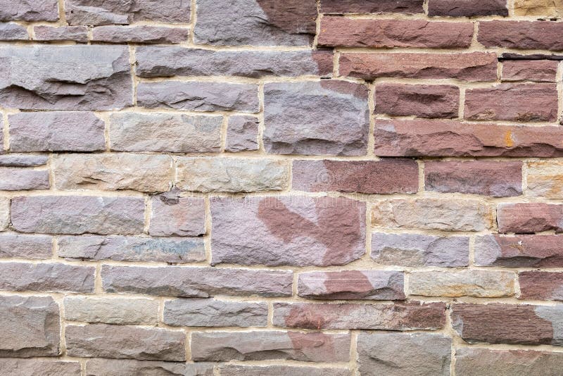 Red Stone Wall Texture - Natural Rock Surface Background for Design ...