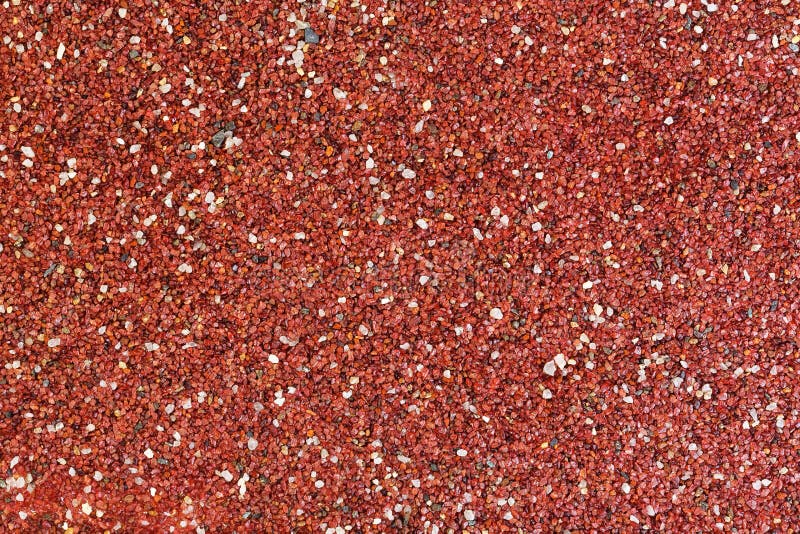 Red Stones Background. Textured Surface Covered with Small Stones ...