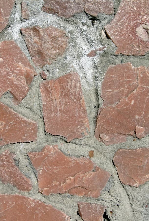 Red Stones, Cement, Construction, Stock Image - Image of macro, cobble ...