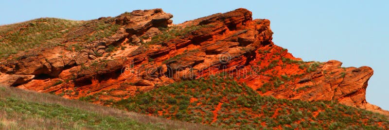 Red Stones at Tectonic Fault Stock Photo - Image of wilderness, natural ...