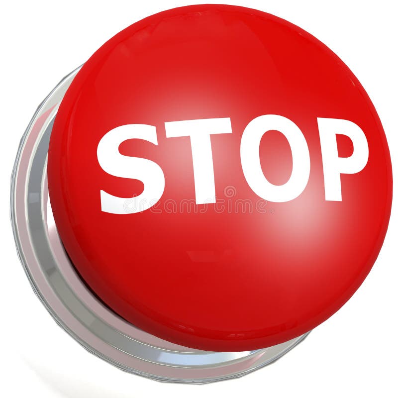 Stop Button Cartoon Stock Illustrations – 2,057 Stop Button Cartoon ...