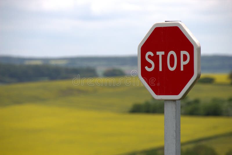 Red Stop Sign Picture. Image: 85157951