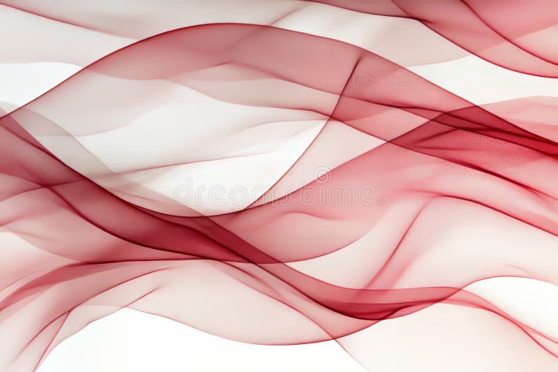 Red Strands, Isolated on a White Textured Background, with a Clipping ...