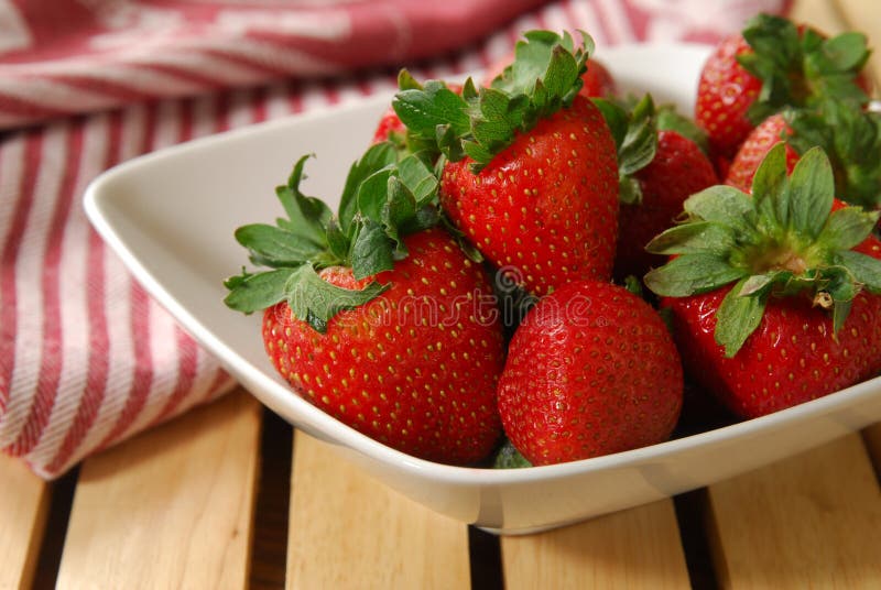 Red Strawberries stock photo. Image of juicy, fresh, food - 12261420