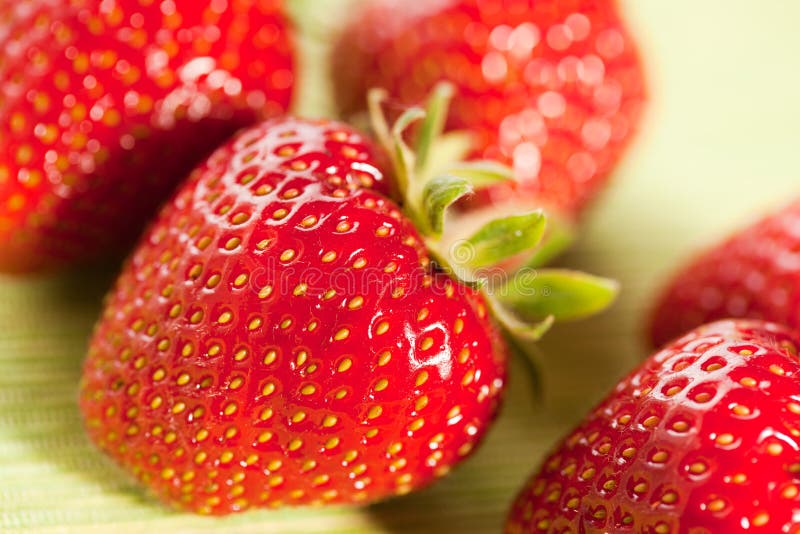 Red strawberry stock image. Image of single, health, spring - 14754231