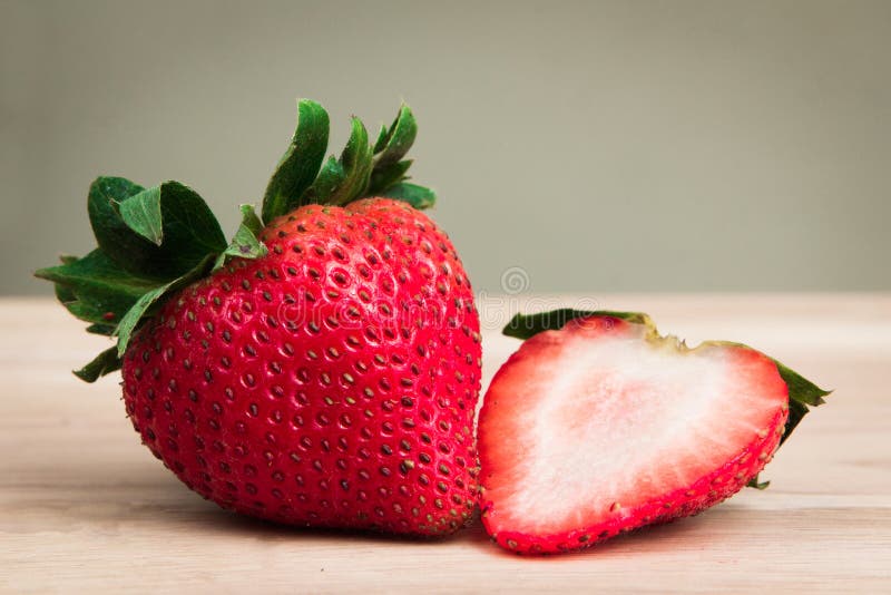 Red strawberry stock photo. Image of closeup, leaf, strawberry - 44157530