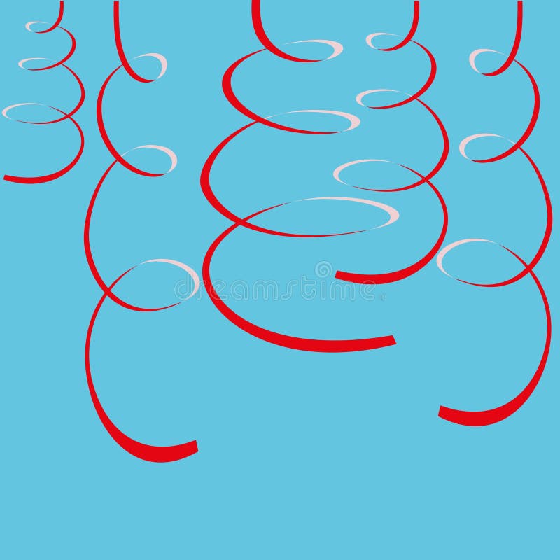 Red Streamers Stock Illustrations – 5,425 Red Streamers Stock ...