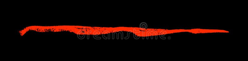 Red Stripe Painted on Black Background Stock Illustration ...