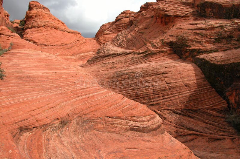 Red Stripe Rock stock photo. Image of stripes, slickrock - 165526