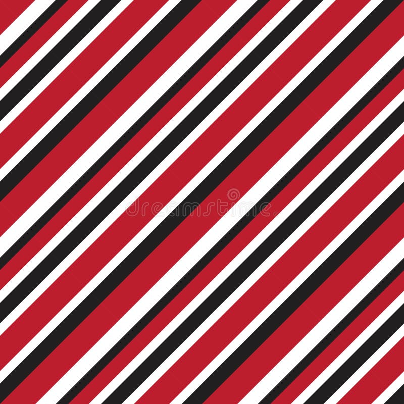 Red Stripe Seamless Pattern Background in Diagonal Style Stock Vector ...