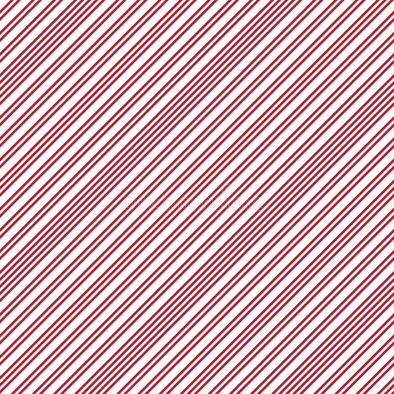 Red Stripe Seamless Pattern Background in Diagonal Style Stock Vector ...